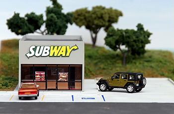 Summit Customcuts SW-001 - Subway Restaurant - HO Scale Kit - Midwest ...