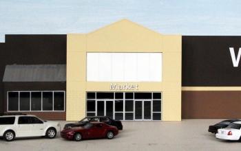 Summit Customcuts WM-001 - Walmart Backdrop Building - HO Scale Kit ...